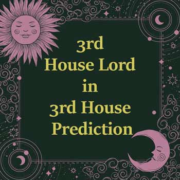 3rd House Lord in 3rd House Astrology Prediction | BSR Solutions